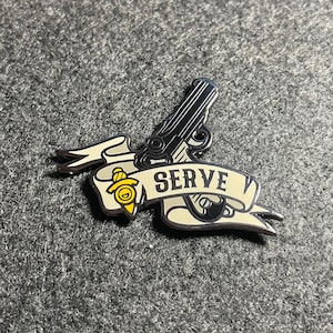 Loid Forger "serve" - Hard Enamel Pin - Etsy
