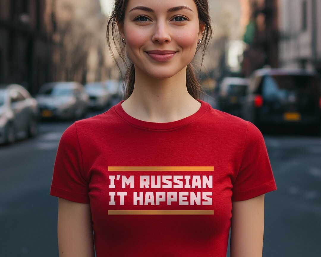 Funny Russian Pride Tee, Unisex Jersey Short Sleeve Tee, Casual Wear ...