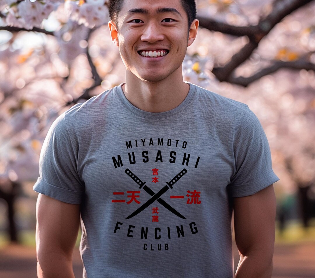 Miyamoto Musashi T-shirt: Samurai Swordsman Martial Arts Tee - Etsy