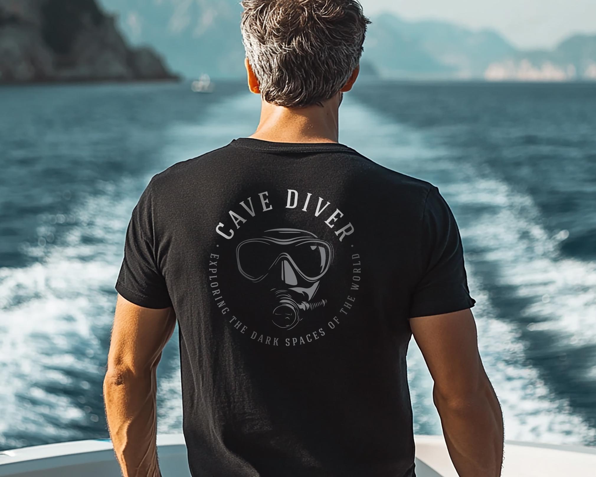 Cave Diver Adventure Tee Scuba Dive Tshirt Fun Scuba T-shirt Scuba ...