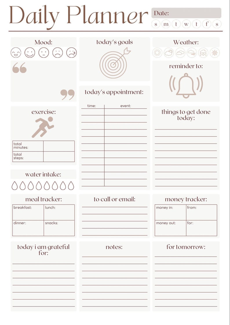 Daily Planner, Planning , Muti Colours , Organisation, Life Planning ...