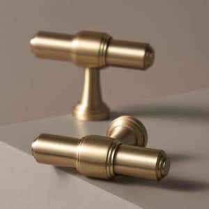 Brushed Brass Drawer Pulls, Cabinet Knobs & Handles – Sleek Modern Hardware for Wardrobes and ...