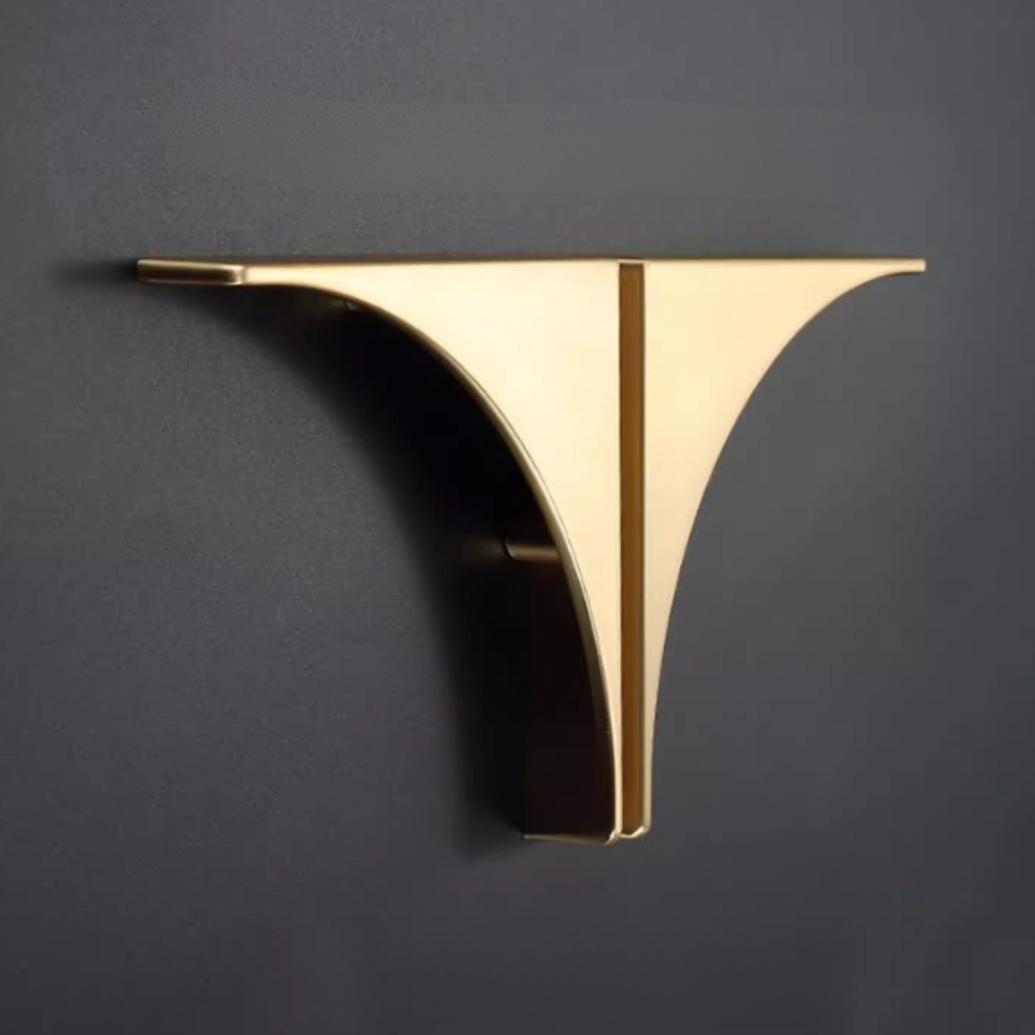 Gold Triangle Cabinet Drawer Pulls Modern Decorative Handles Stylish ...