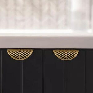 Brushed Gold Drawer Pulls, Cabinet Knobs & Handles – Elegant Modern ...