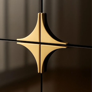 Gold Drawer & Cabinet Pulls – Triangle Modern Handles – Decorative ...