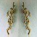 Brass Branches Handles Flower Drawer Pulls Elegant Kitchen Knob Pull - Etsy