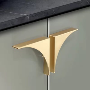 Gold Triangle Cabinet Drawer Pulls - Modern Decorative Handles ...
