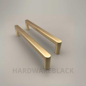 Matte Brass Drawer Pulls, Cabinet Handles & Knobs – Modern Hardware for ...