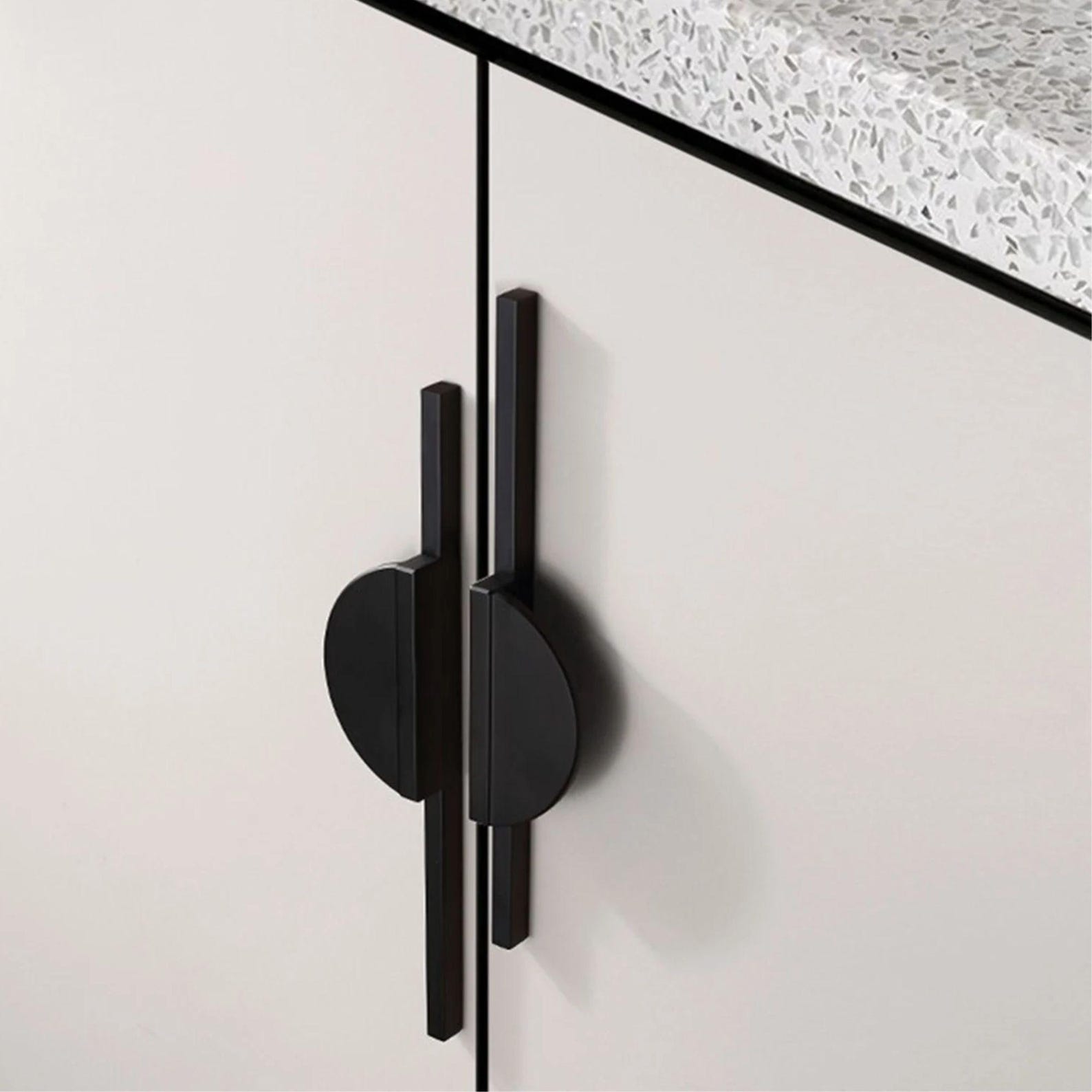 Gold Brass Cabinet Pulls | Modern Wardrobe Handles | Luxury Drawer ...