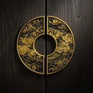 Cloud Cabinet Pull: Zinc Alloy Drawer Handle - Eastern Inspired Design ...