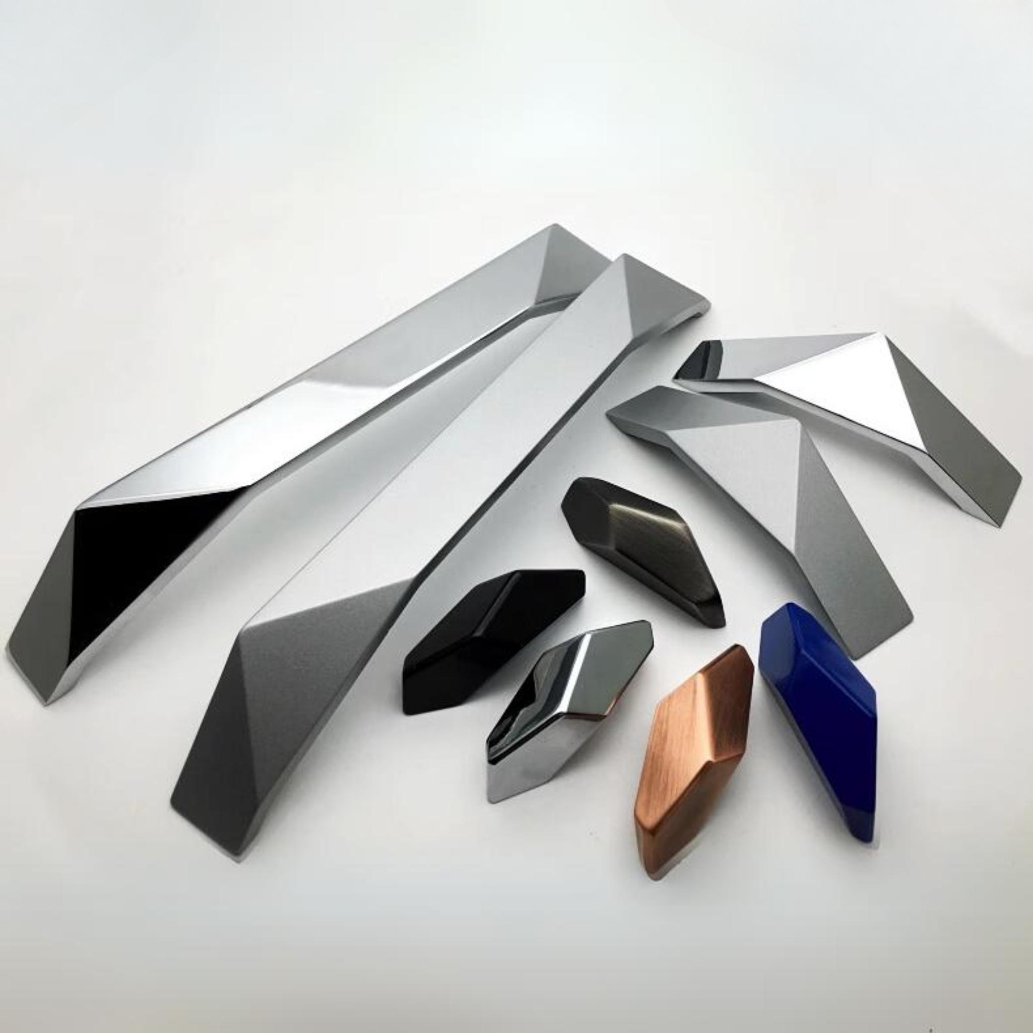 Matt Silver Kitchen Cabinet Handles Modern Drawer Pulls and Knobs - Etsy