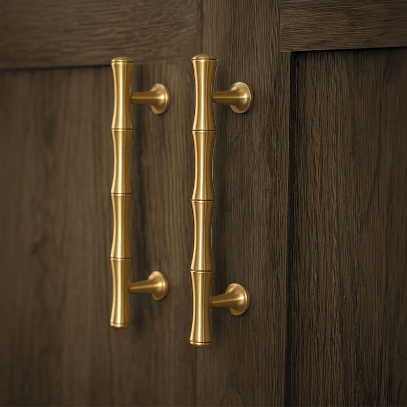Bamboo Drawer Pulls, Cabinet Handles & Knobs – Eco-friendly Hardware for Sustainable Kitchens - Etsy