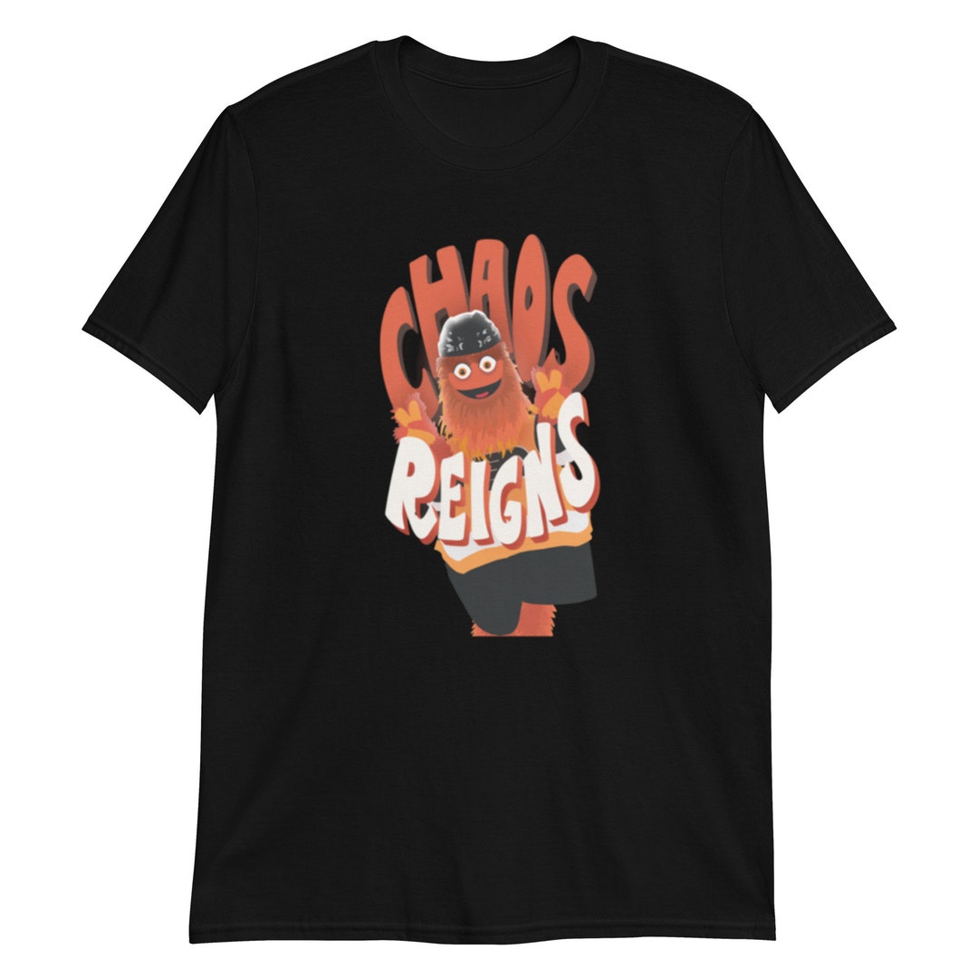 Gritty Chaos Reigns Illustration, Short-sleeve Unisex T-shirt - Etsy