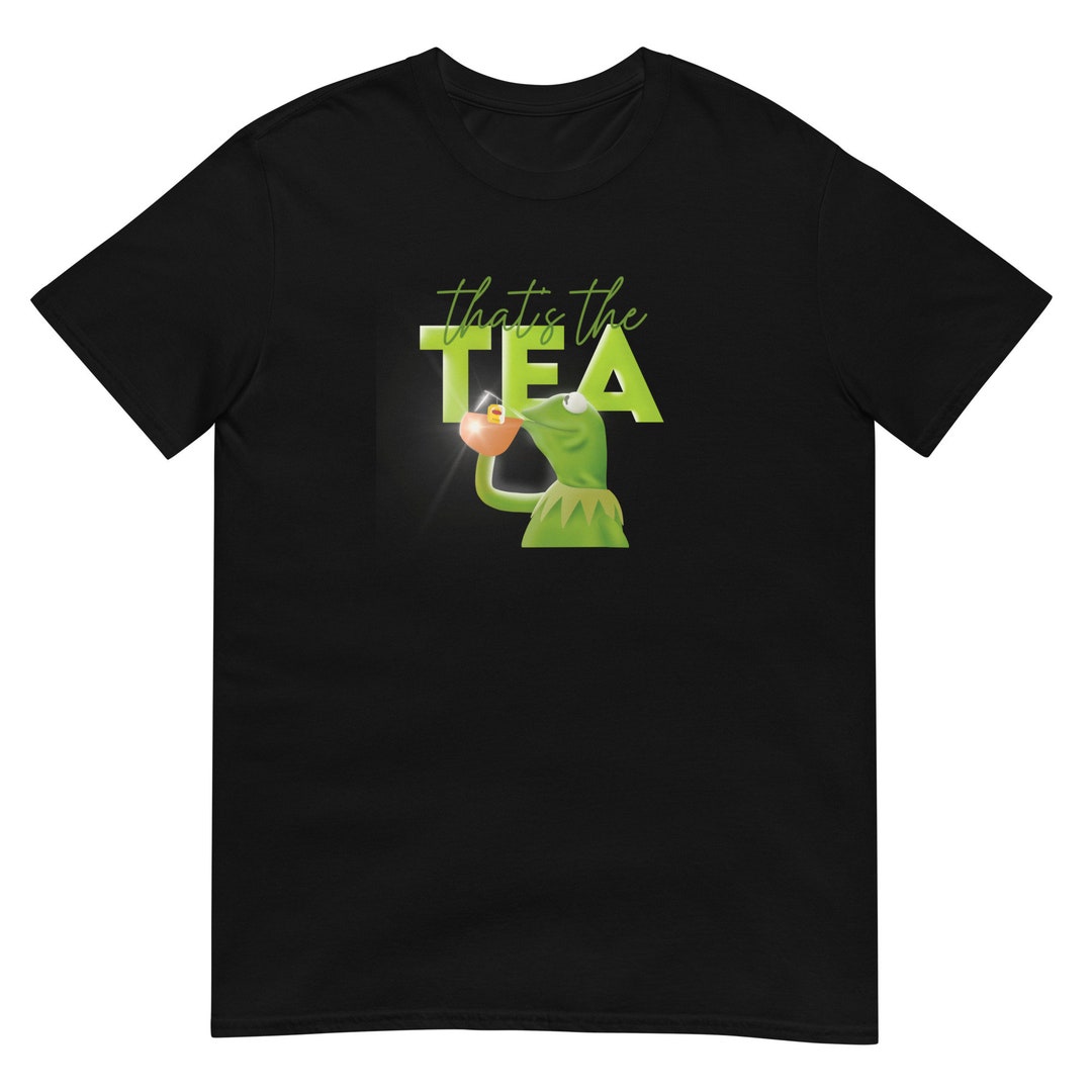 Kermit That's the Tea Illustration, Short-sleeve Unisex T-shirt - Etsy