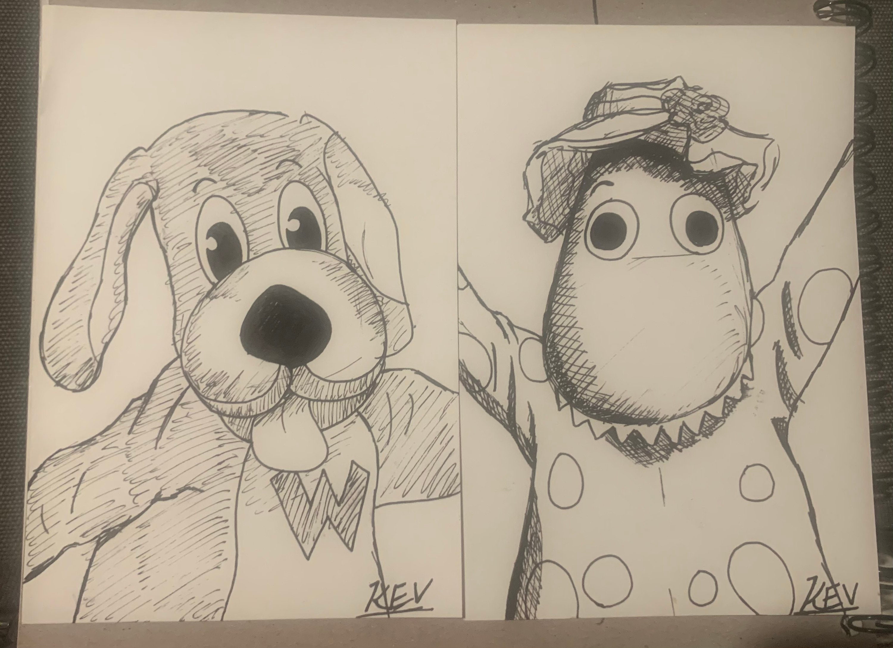 The Wiggles Dorothy the Dinosaur Wags the Dog Hand-drawn Pen - Etsy Canada