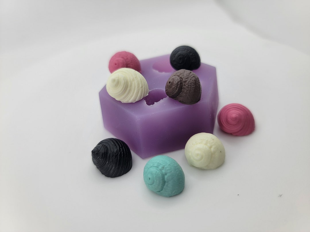 Four Cute Little Sea Snails Silicone Mold - Etsy UK