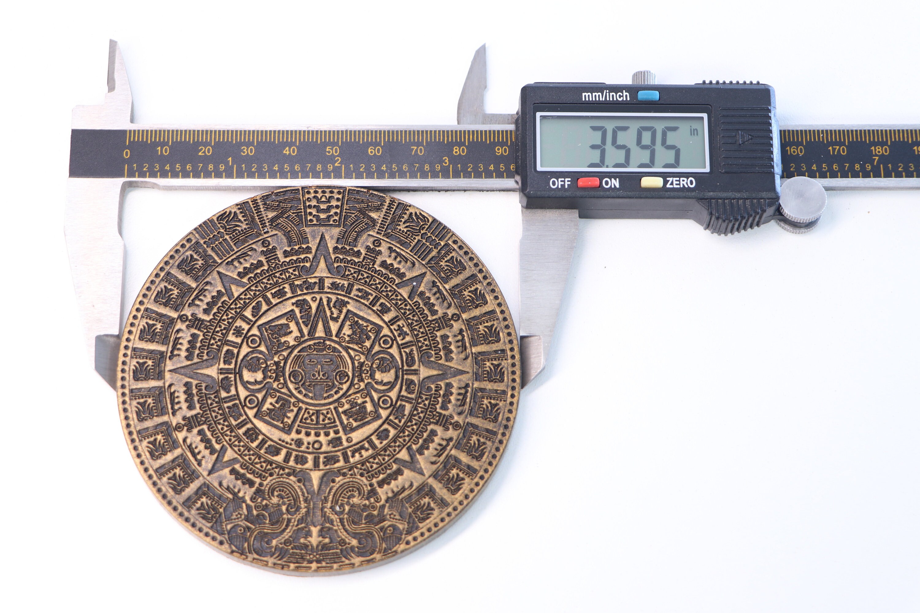 Piedra Del Sol Aztec Sun Stone Mayan Calendar Replica Mold Silicone ...