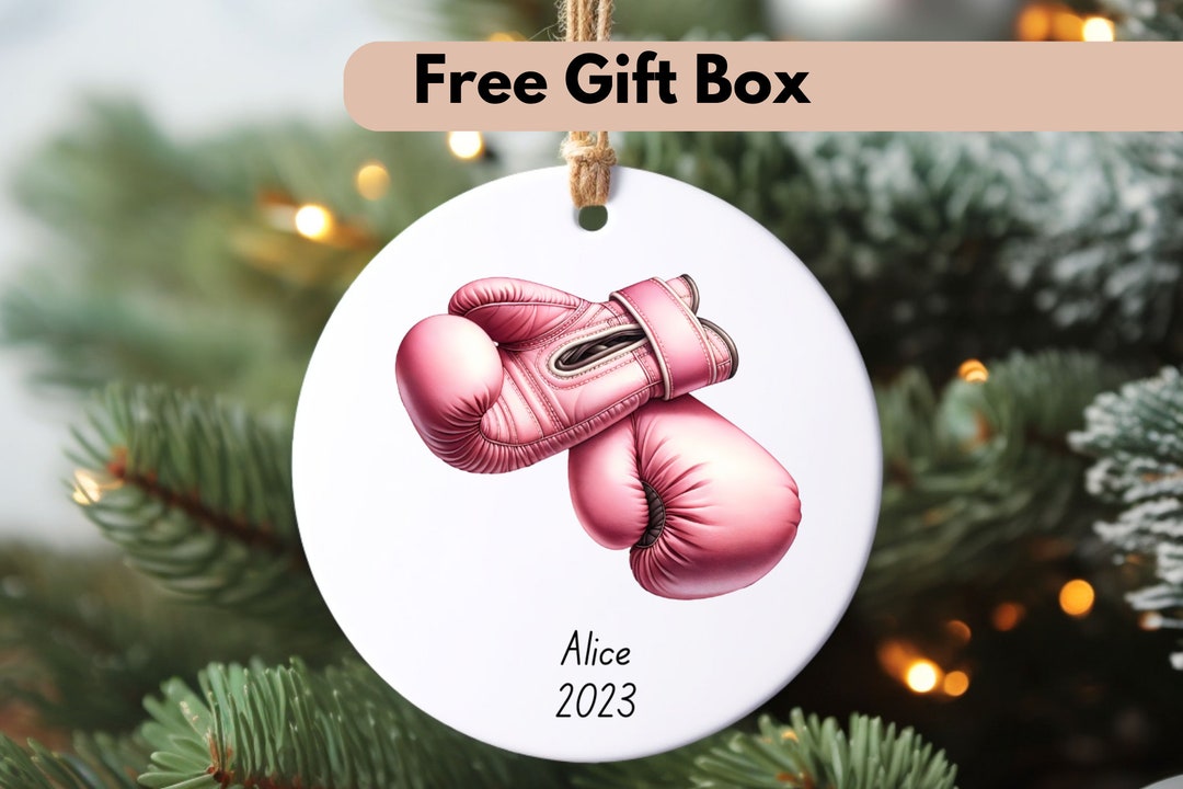 Boxing Ornament, Boxing Bauble, Personalized, Boxing Gloves, Gifts ...