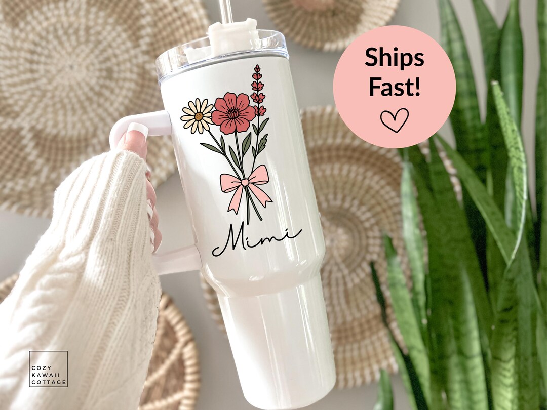 Mimi Tumbler, Mimi 40 Oz Tumbler, Mimi Mothers Day, Mimi Travel Cup ...