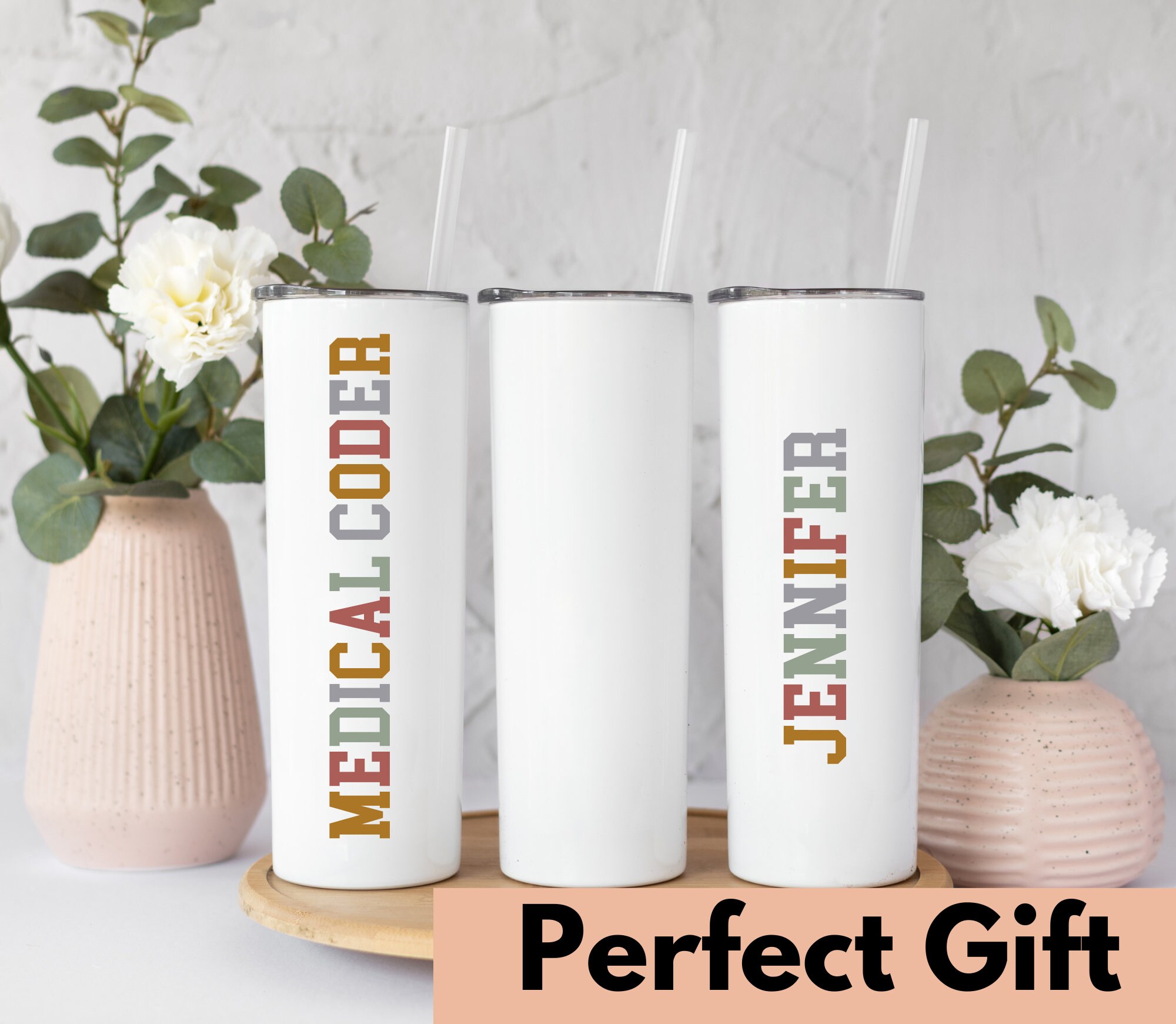 Medical Coder Tumbler With Straw, Medical Coding, Medical Billing ...