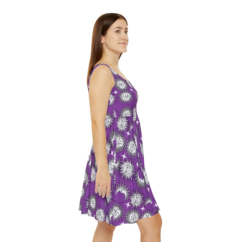 Celestial Sun Moon and Stars Women's Skater Dress AOP - Etsy
