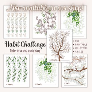 Printable Habit Tracker, Self Care Tracker, Habit Tracker Printable ...