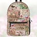 Printed Patchwork Cottagecore Style Floral Backpack, Everyday Backpack ...