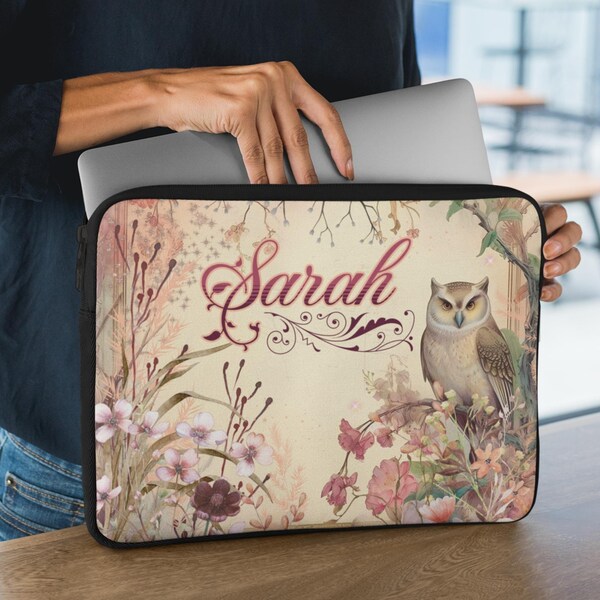 Owl Laptop Case - Etsy