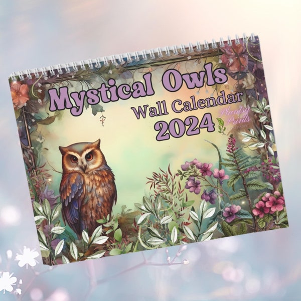 2024 Owl Calendar - Etsy