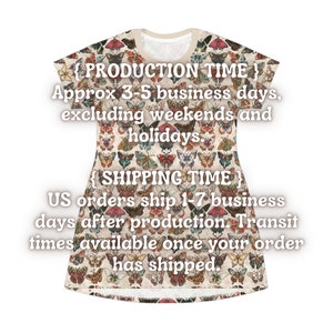 Moth T-shirt Dress Woodland Dress Entomology Aesthetic Clothes Moth ...