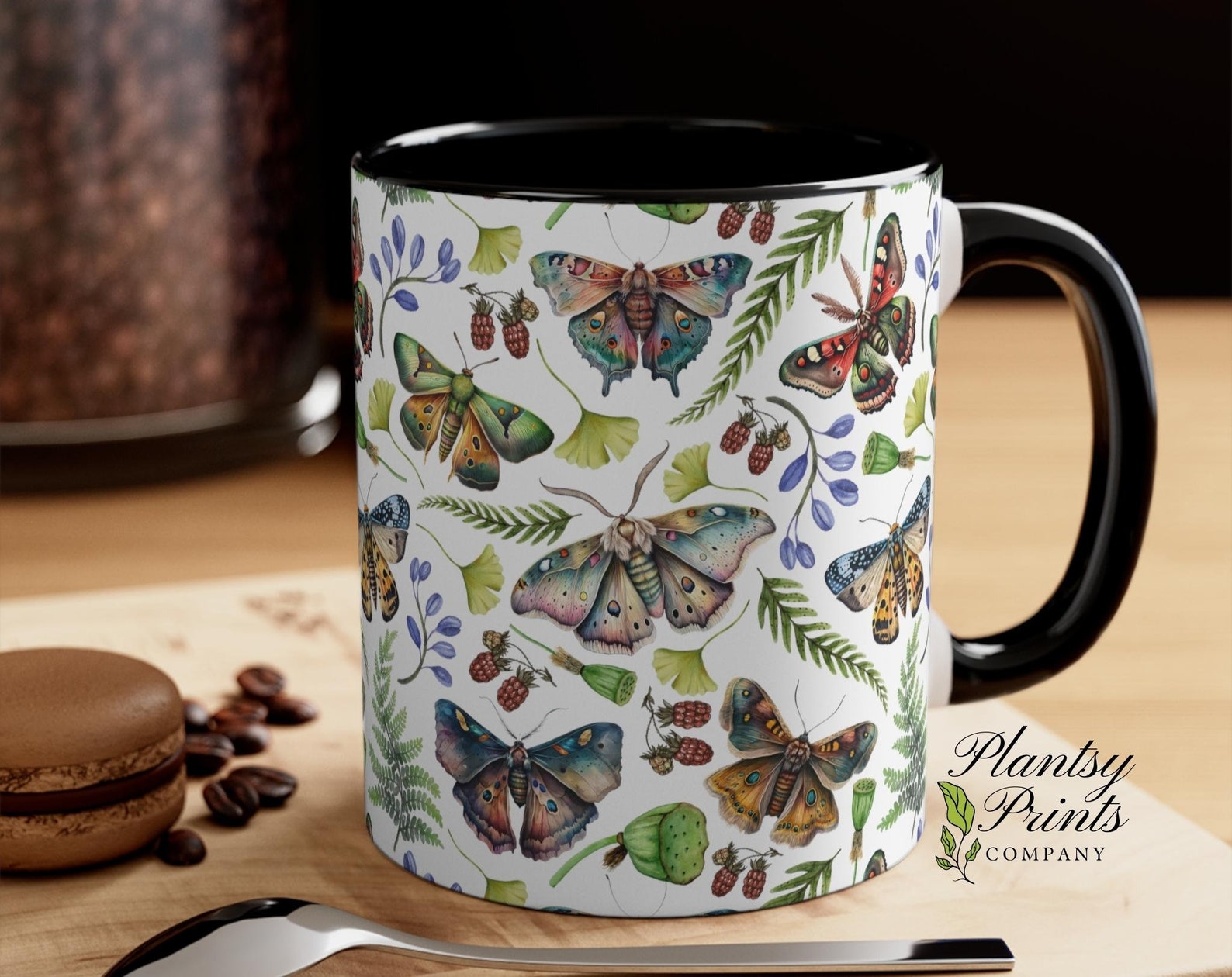 Moth Mug Aesthetic Mug Cottagecore Mug Gift Idea Woodland Mug - Etsy