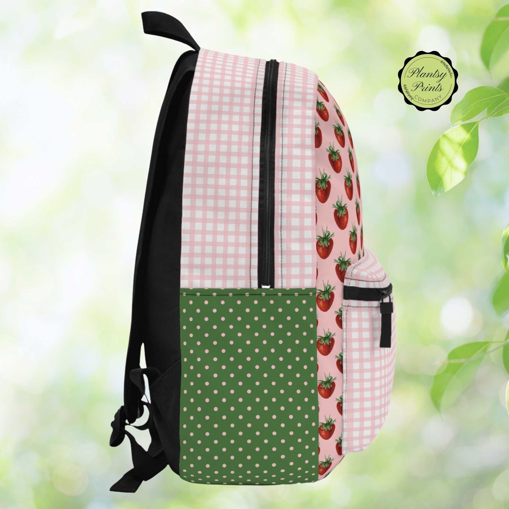 Strawberry Backpack, Laptop Backpack, Weekender Bag Women, Coquette ...