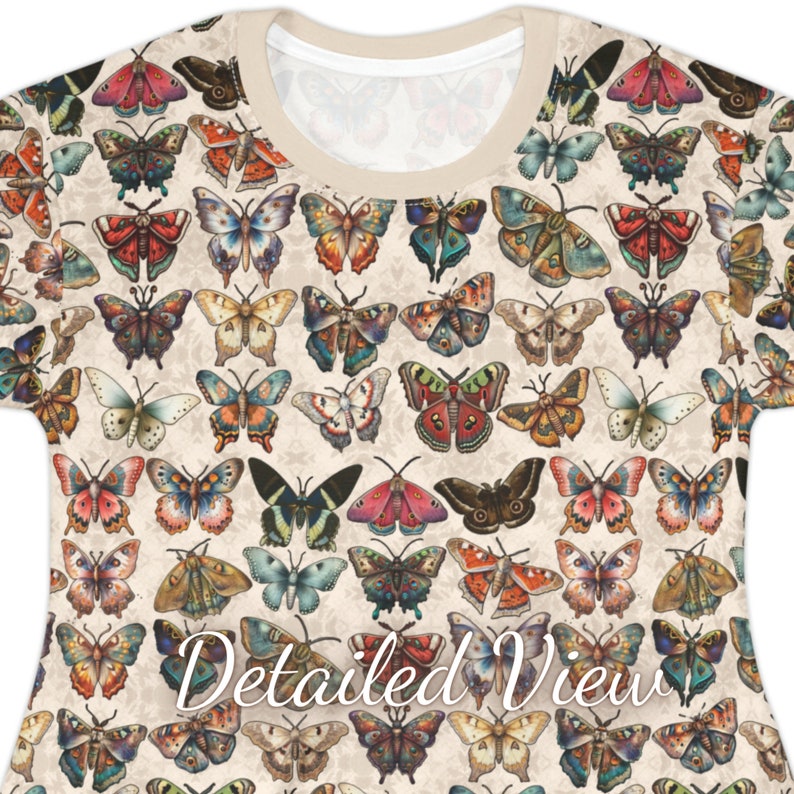 Moth T-shirt Dress Woodland Dress Entomology Aesthetic Clothes Moth ...