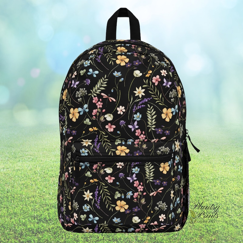 Floral Backpack - Etsy