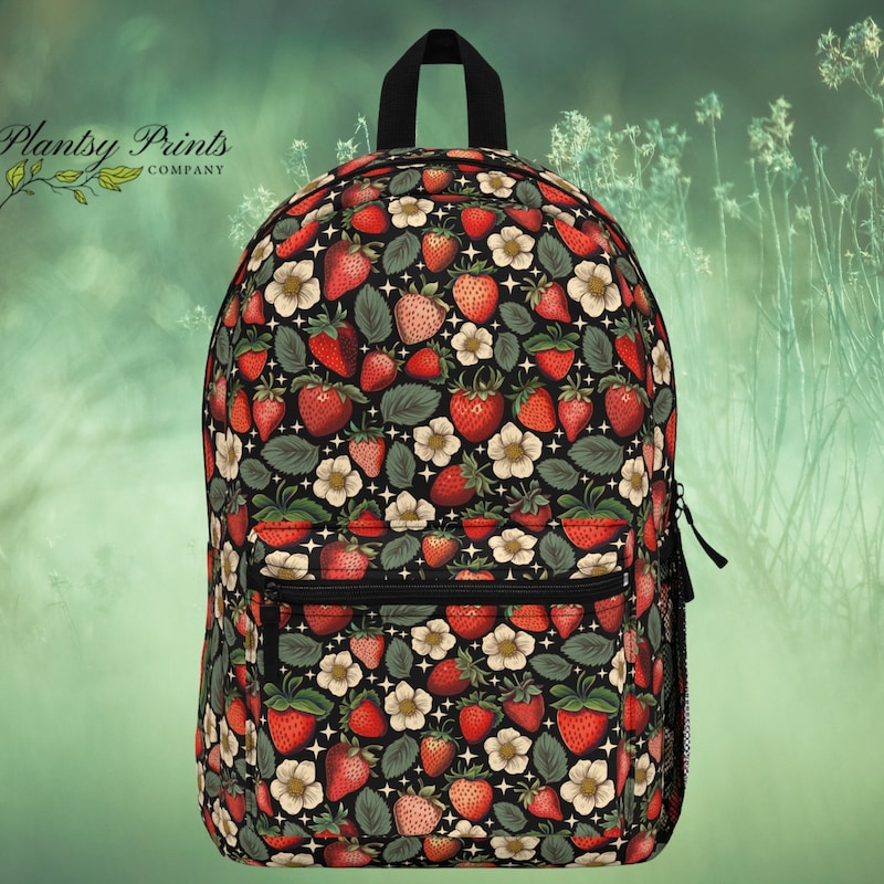 Strawberry Backpacks - Etsy