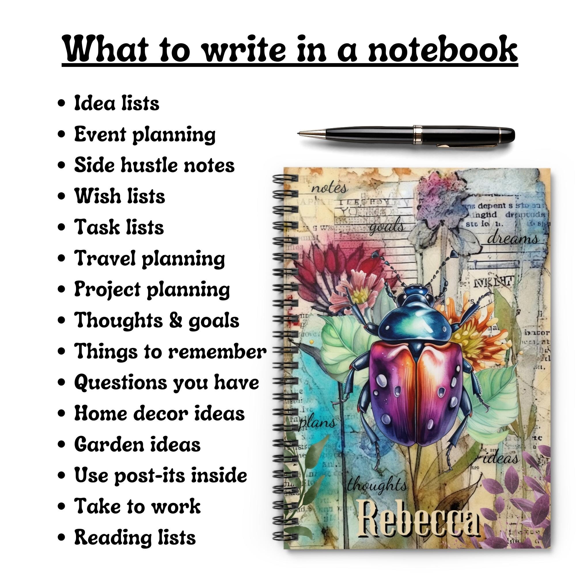 Ladybug Aesthetic Notebook Collage Style Notebook Ladybug - Etsy