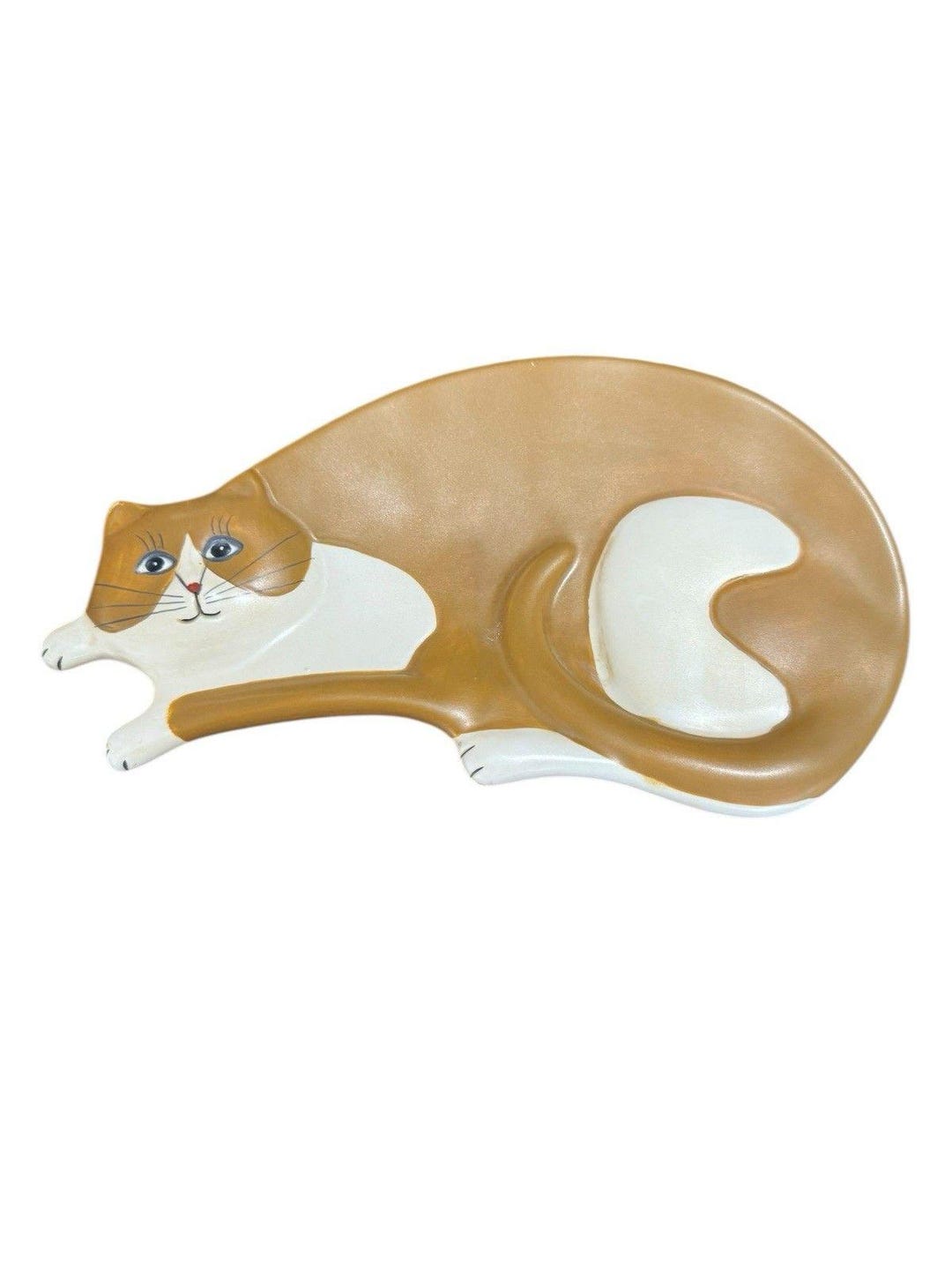 Warren Kimble Cat Collection Sakura by Oneida Spoon Rest Brown White ...