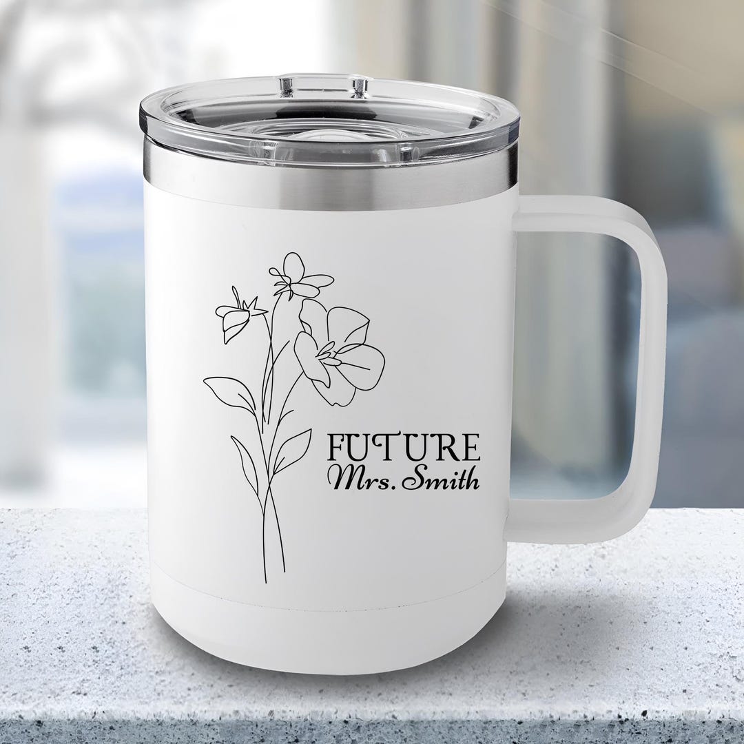 Future Mrs Insulated Mug Personalized Future Mrs Mug Gift Bride Mug ...