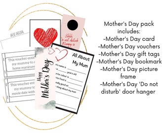 Mother's Day Craft Pack - Etsy