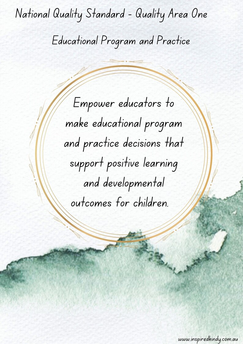 National Quality Standards and Early Years Learning Framework Templates ...