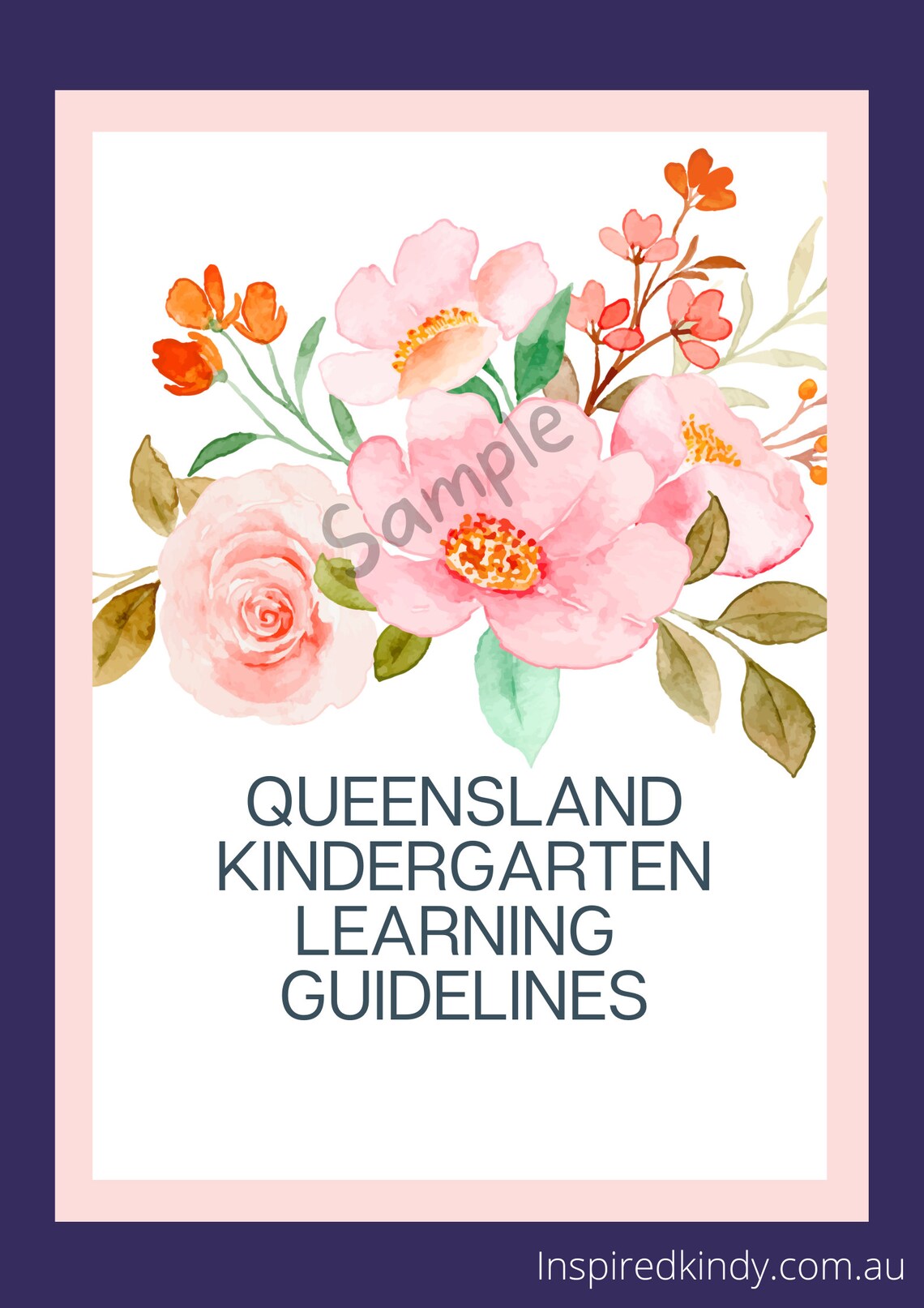 Queensland Kindergarten Guidelines - Printable Display - Etsy