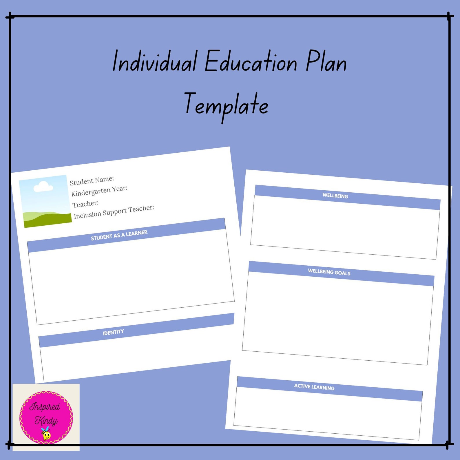 Individual Education Plan Template - Etsy