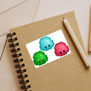 Stardew Valley Summer Slimes Sticker Sheet Download Print Design Pixel ...