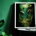 Jungle Decor, Printable Wall Art, Modern Home Decor, Jungle Wall Art ...