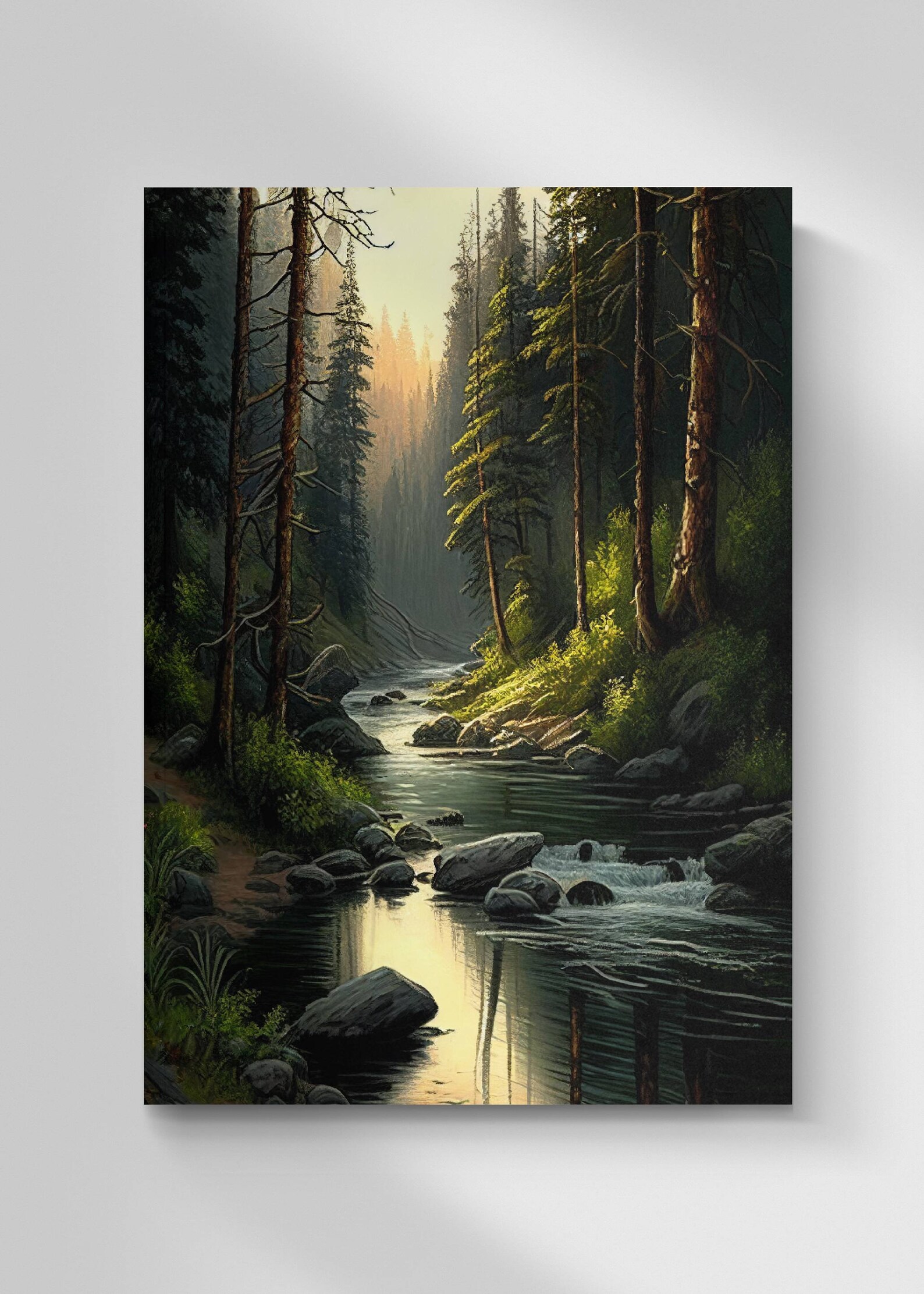 Forest Decor, Printable Wall Art, Modern Home Decor, Forest Wall Art ...