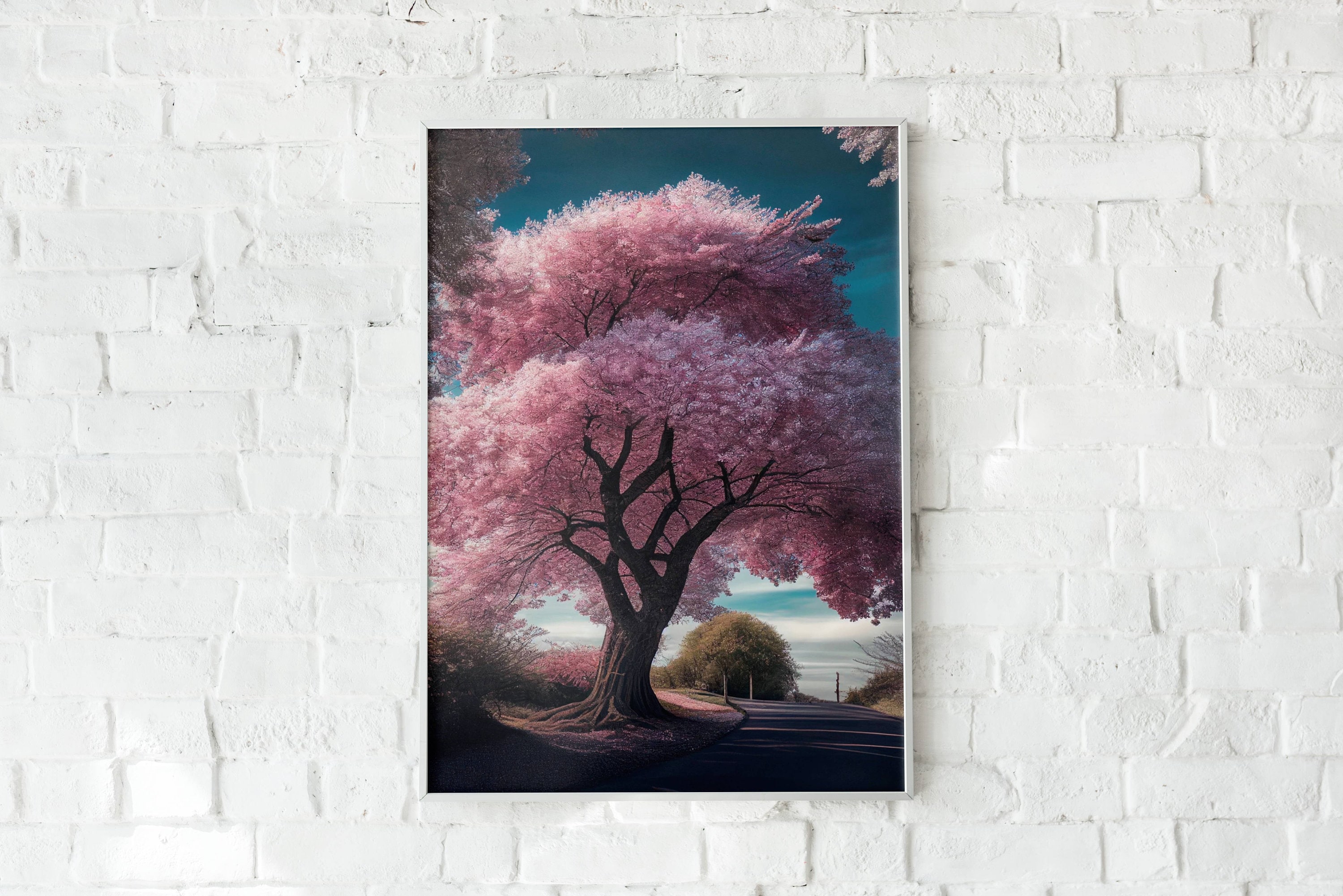 Japanese Cherry Blossom Print Printable Wall Art Japan Art - Etsy