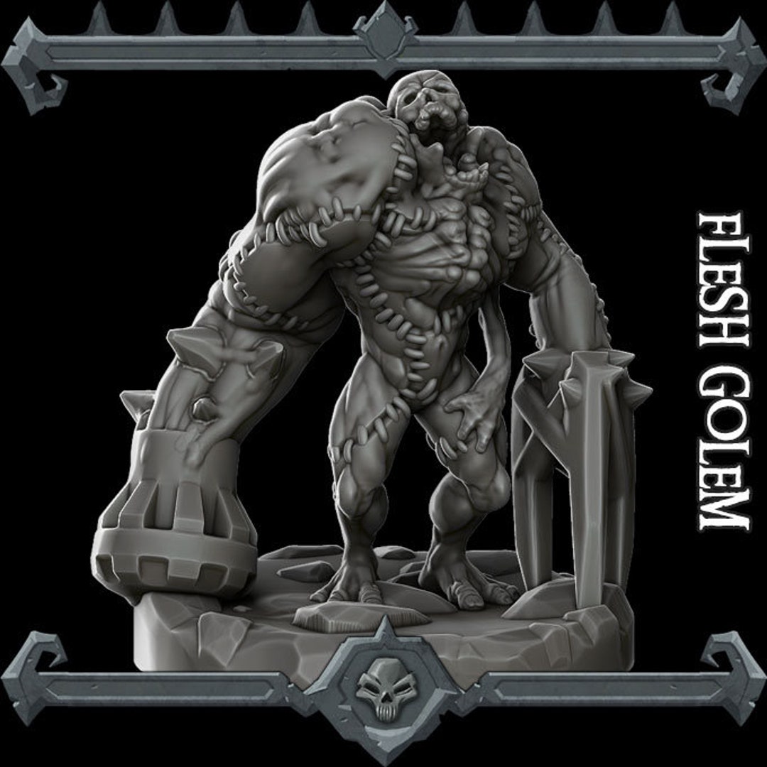 Flesh Golem Strong Resin Any Size DND RPG Dungeons - Etsy
