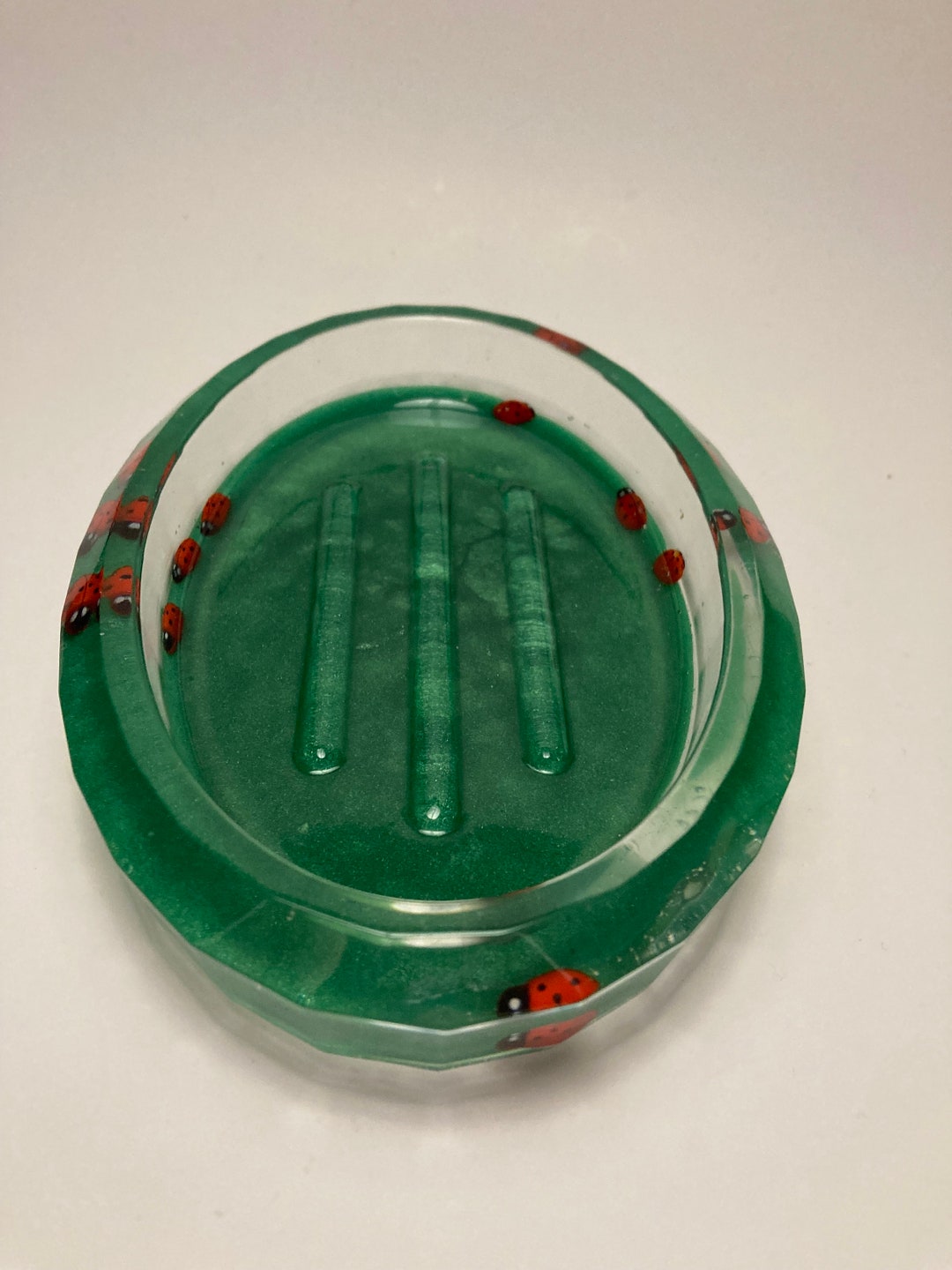 Fun Kids Ladybug Oval Resin Soap Dish - Etsy