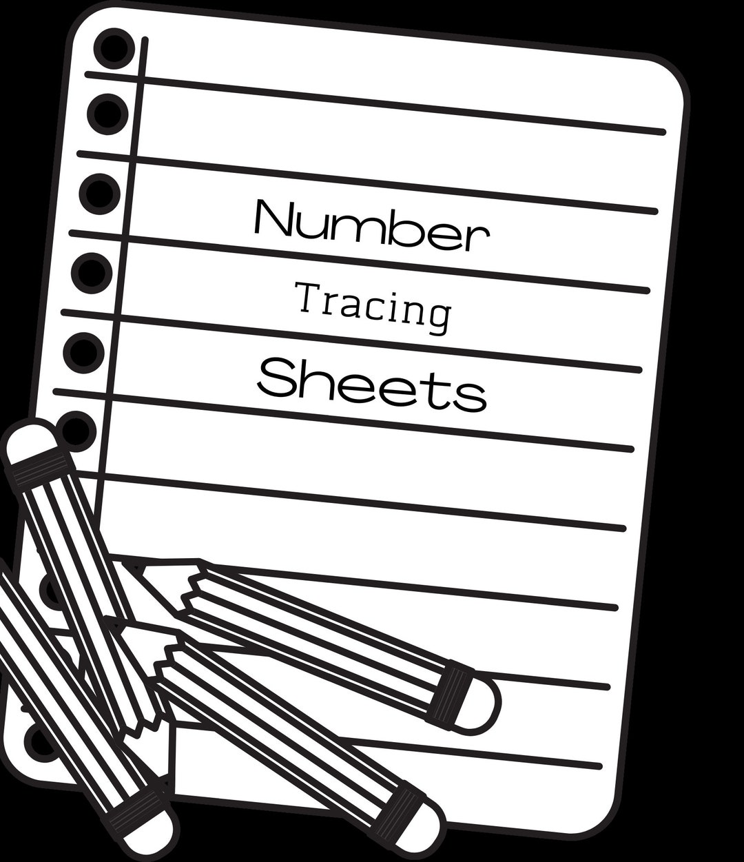 Digital Downloadable Number Tracing Reprintable Worksheets - Etsy