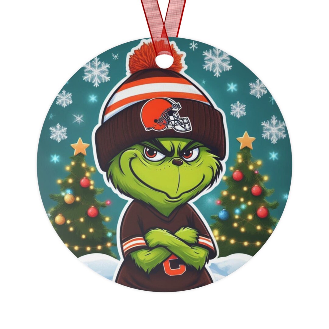 Metal Themed Football Grinch Ornaments - Etsy